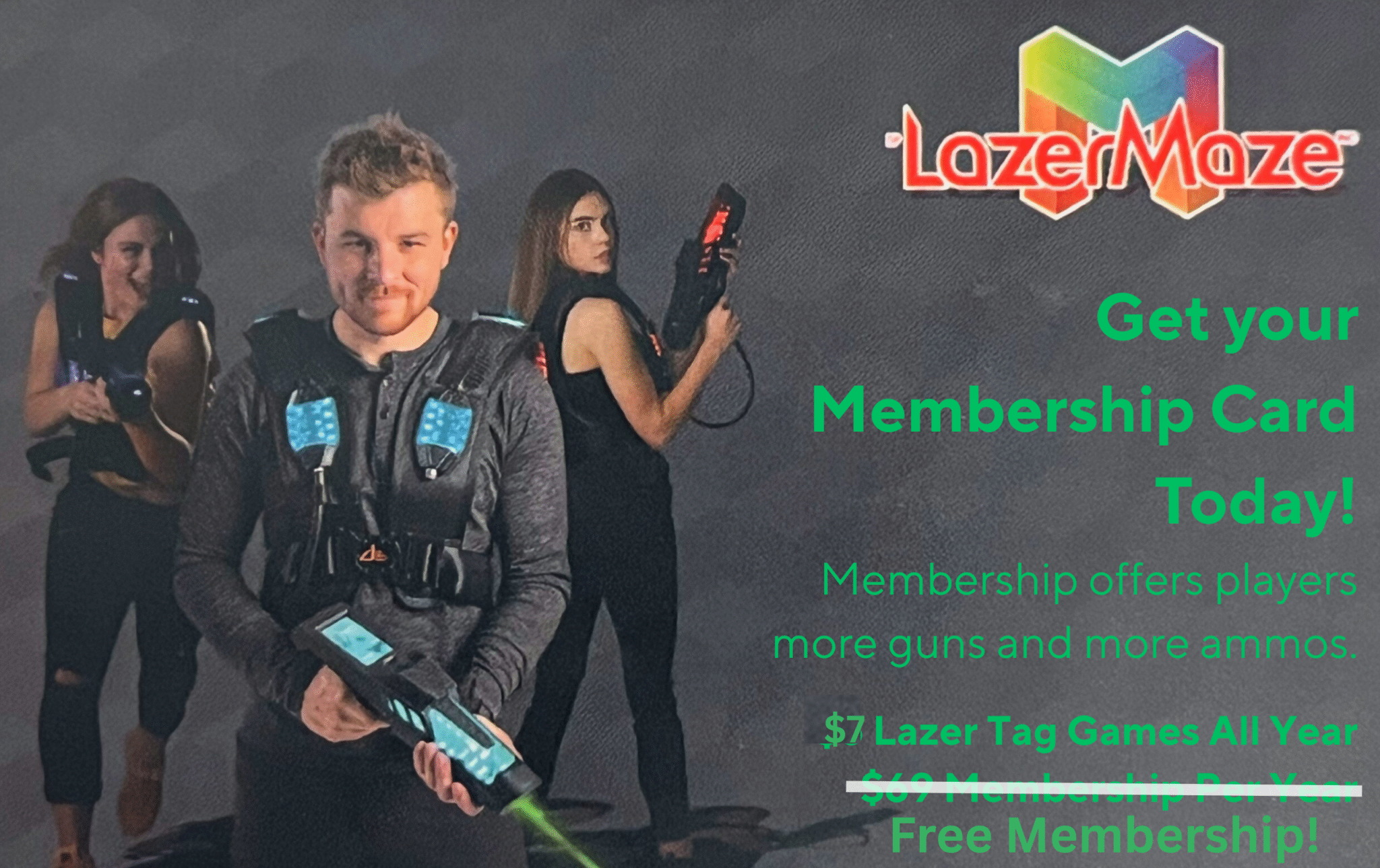 Menu – Lazer Maze